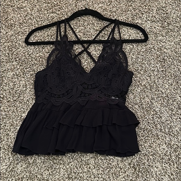 Tops | Franchesca Black Top | Poshmark